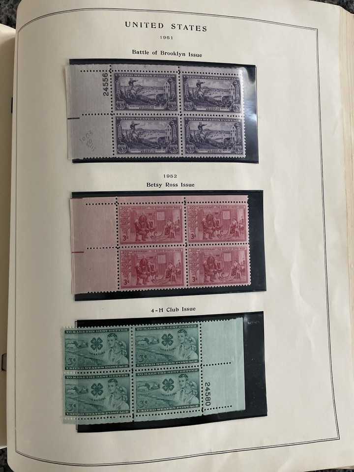 Scott's Plate Block Album - United States 20th Century Commemoratives ...