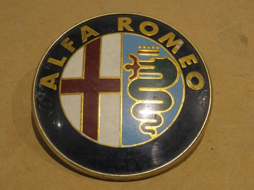 stemma logo ALFA ROMEO Automobile fregio originale 2400 51016 metallo ...