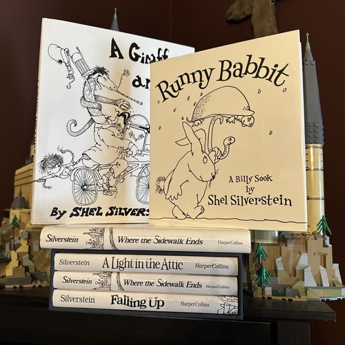 RARE Shel Silverstein 3 Book Box Set 2002 & Runny Babbit & A Giraffe ...
