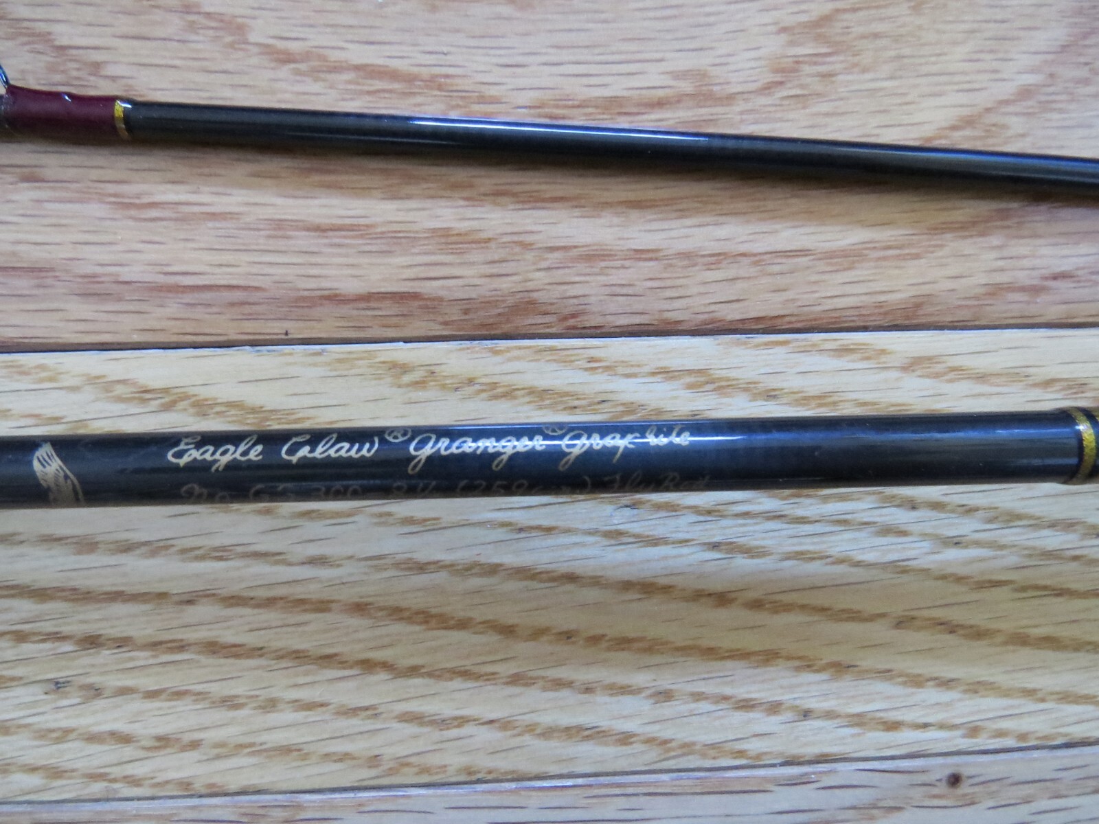 MINT Eagle Claw Granger Graphite GG 300 8 1/2' Fly Fishing Rod & Martin ...