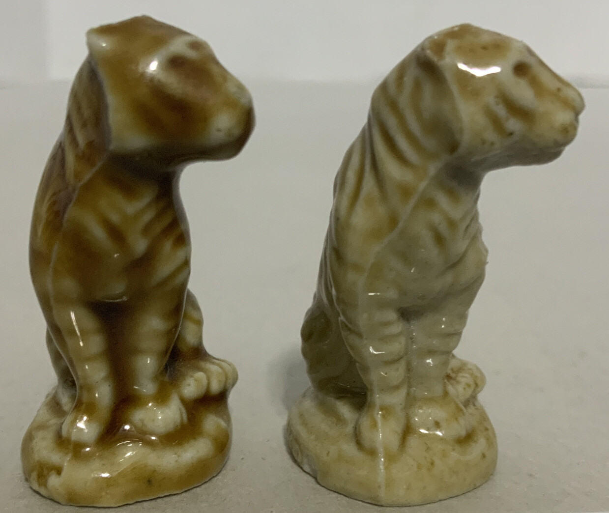 Vintage Wade England Miniature Porcelain “Tiger” Figurines, Set of 2 ...