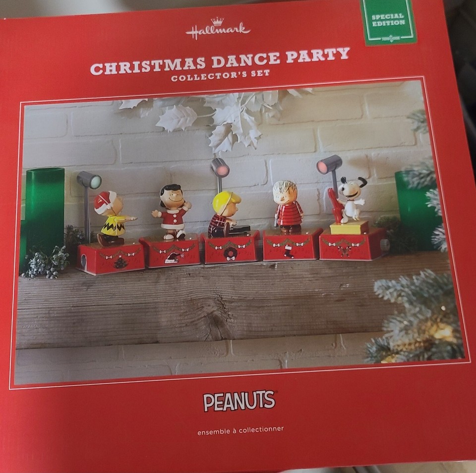 Hallmark Peanuts Christmas Dance Party Collector's Set Special Edition ...