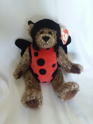 8" TY Beanie Bugsy "Always a Lady" Ladybug Misprint RARE Tag | eBay