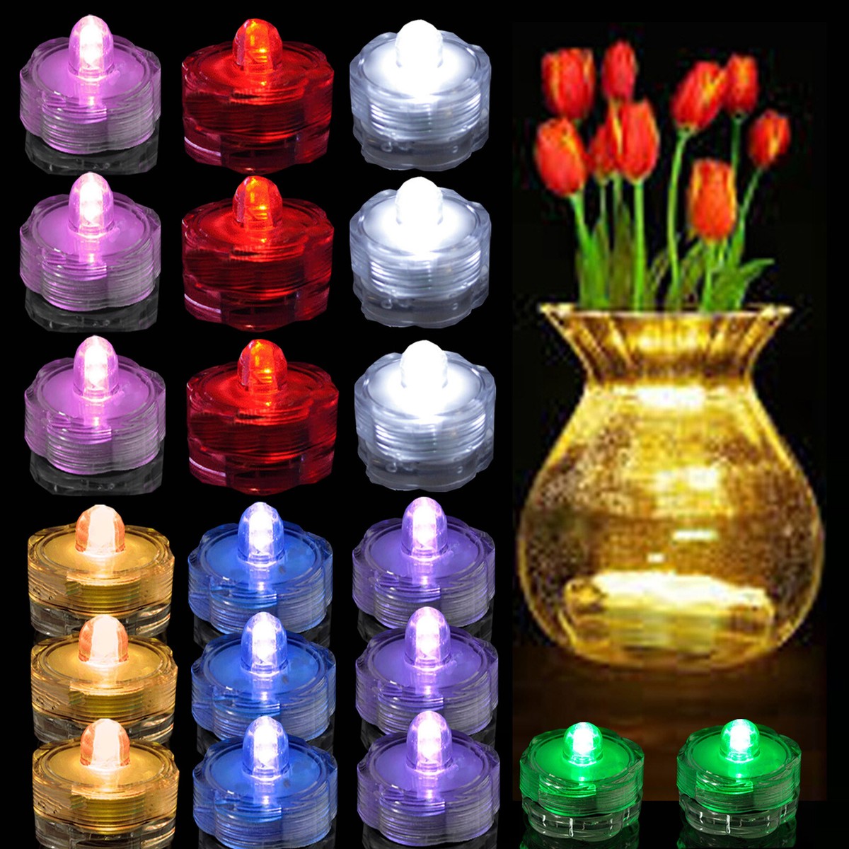 Underwater Tea Light Centerpieces