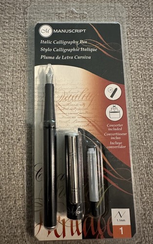 Manuscript Italic Calligraphy Pen - 1.1 mm NIP | eBay
