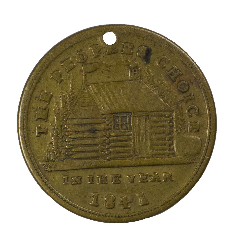 1841 William Henry Harrison Peoples Choice Political Campaign Token WHH ...