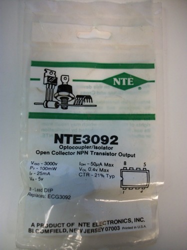 NTE Electronics - NTE3050 NTE3075 NTE3088 NTE3091 NTE3092 NTE3101 NTE3102 | eBay