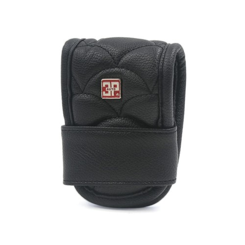 Universal Car Black Faux Leather Gear Stick Shifter Shift Knob Cover ...