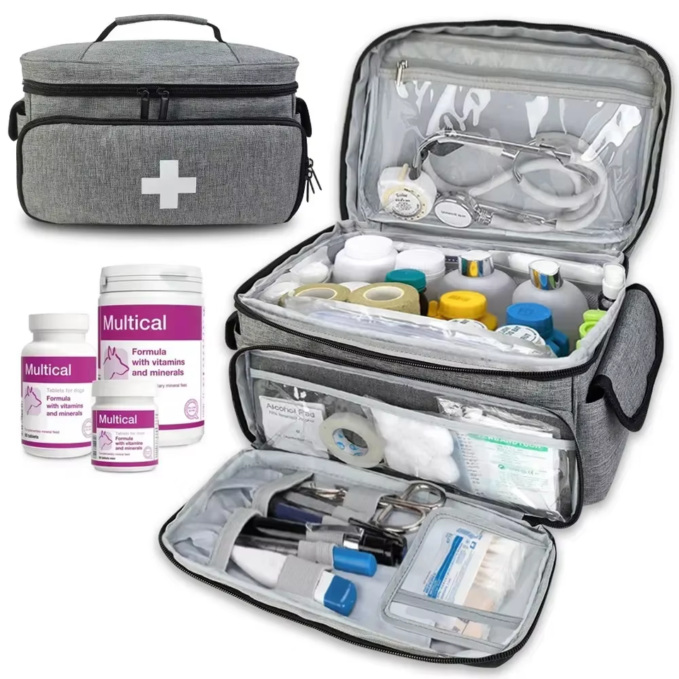 Travel First Aid Kit Bag for Home Medical Carry Bag Multifunctional ...