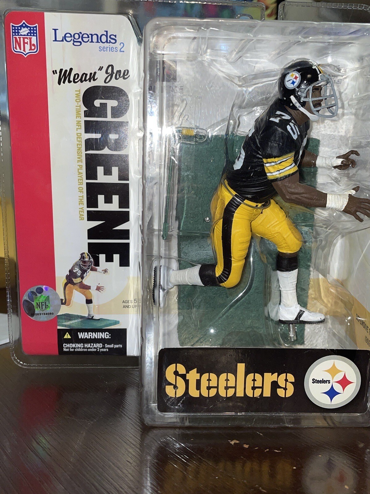 NEW Original McFarlane NFL Mean Joe Greene Steelers Series 2 Legends ...