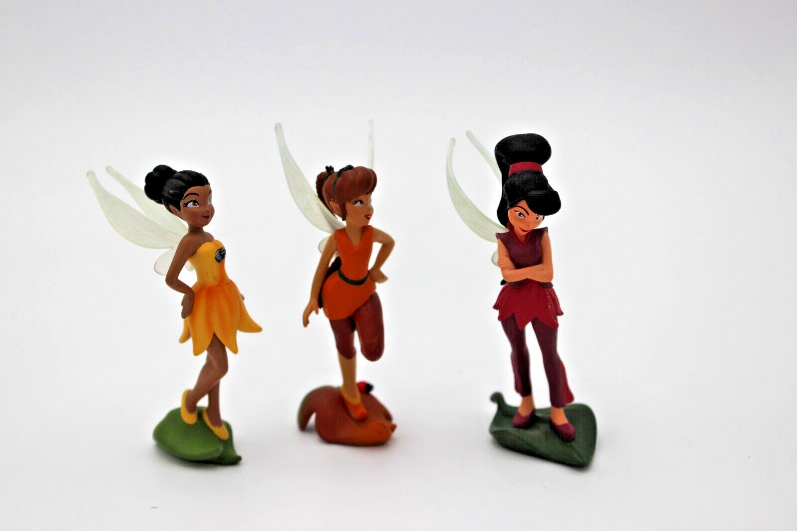 Lot Of 3 Disney Pixie Hollow Fairies Fairy PVC Figures Cake Toppers | eBay