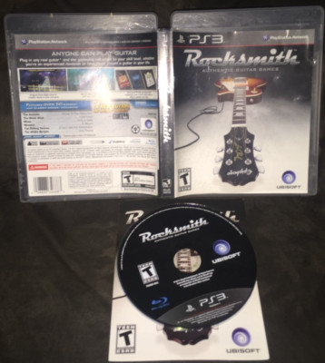Rocksmith Authentic Guitar Games game only Ps3 Playstation three iii | eBay