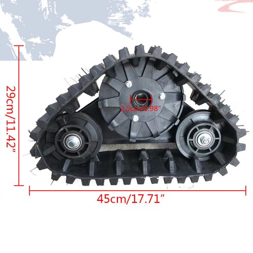 Go Kart ATV Snow Sand Tracks Snowmobile 23.6" 600mm Rear Axle Track ...