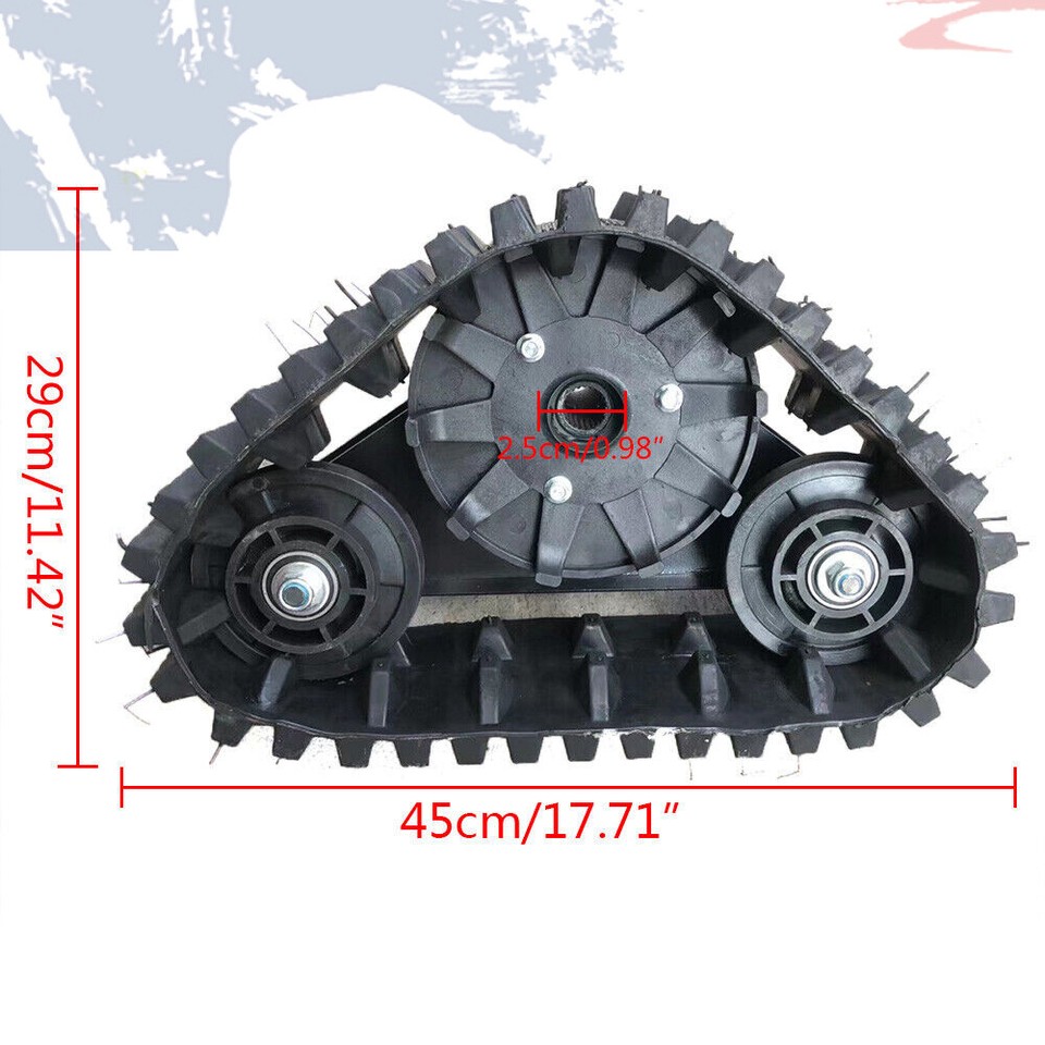 Go Kart ATV Snow Sand Tracks Snowmobile 23.6" 600mm Rear Axle Track ...