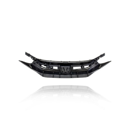 Grille For 71121TBAA01 16-18 Honda Civic Front, Textured,W/Emblem ...