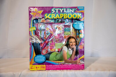 NISB Just My Style Stylin' Scrapbook -- 40-pg Hardcover Scrapbook ...