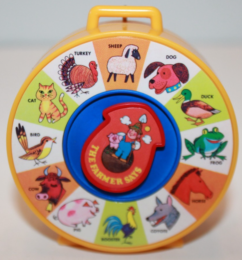 Hallmark Keepsake 2007 See'n Say Fisher Price Toy Christmas Ornament ...