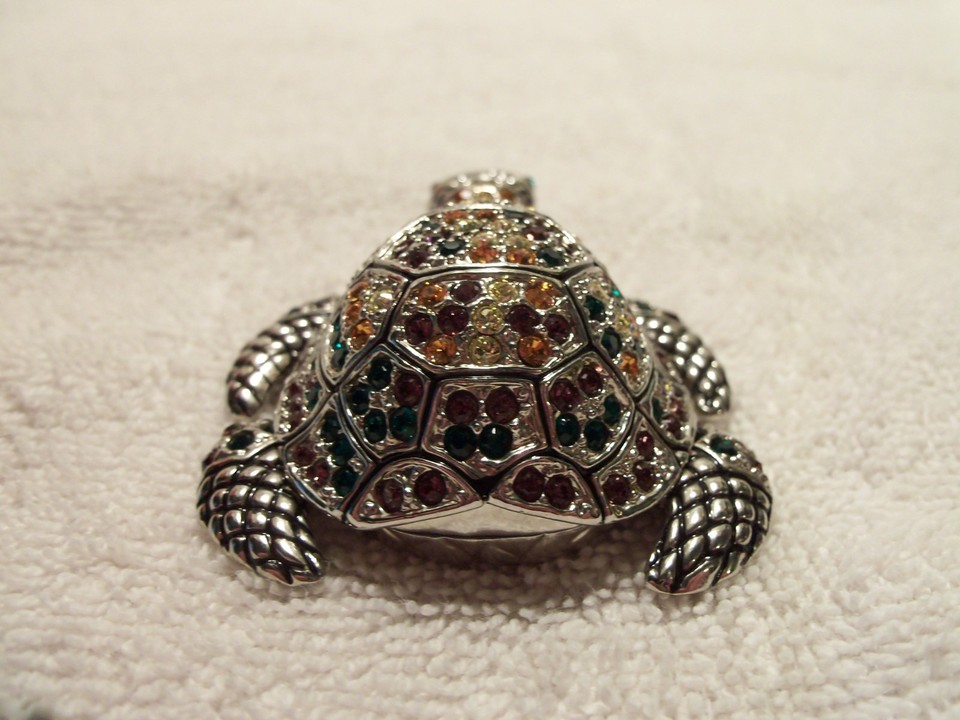 Lenox Deep Sea Jewel Pewter Turtle Figurine with Rhinestones | eBay