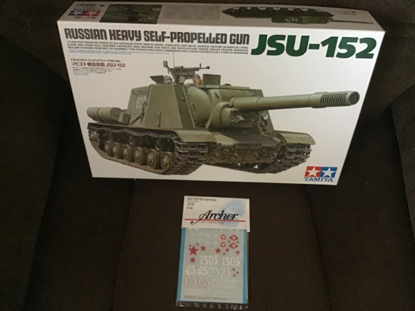 1/35 Tamiya 35303 JSU-152 + Rare OOP Archer AR35140 ISU-122/152 ...