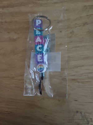 Beaded Keychain PEACE 4 Inch | eBay