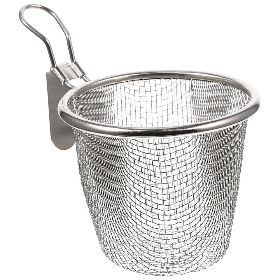 Mesh Strainer Basket Pasta Noodles Basket Stainless Steel Colander Filter Basket | eBay Australia