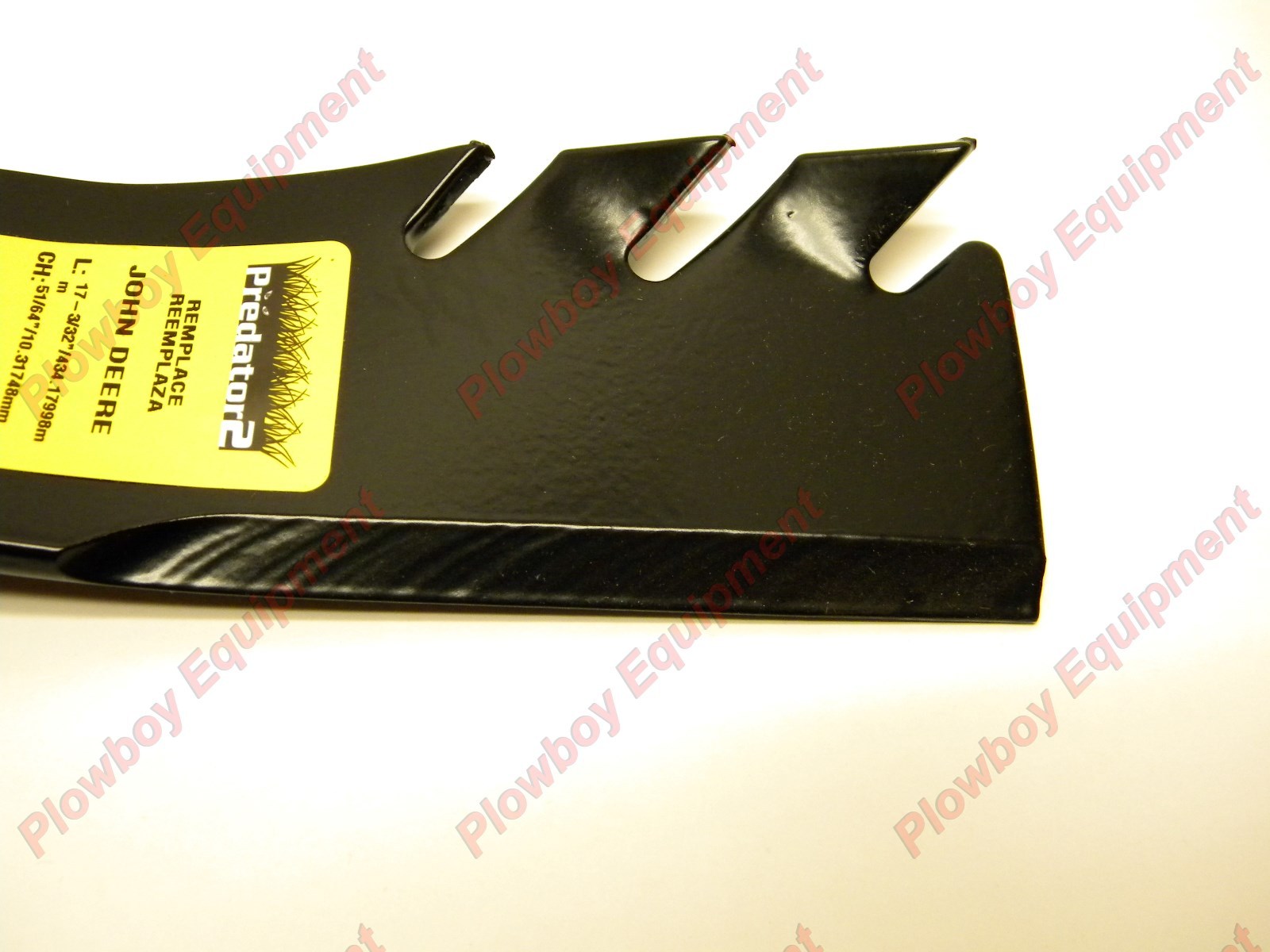 3 48" Deck Mulching Blades for John Deere Mowers M127500 M127673 ...