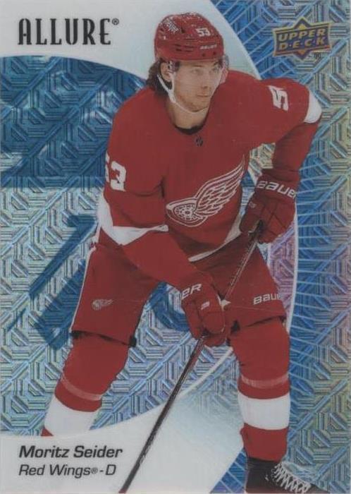 2023-24 Upper Deck Allure - Moritz Seider #86 Blue Line /35 for sale ...