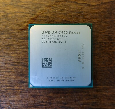 AMD Fusion A4-3400 2.7GHz Dual-Core (AD3400OJZ22GX) Processor | eBay