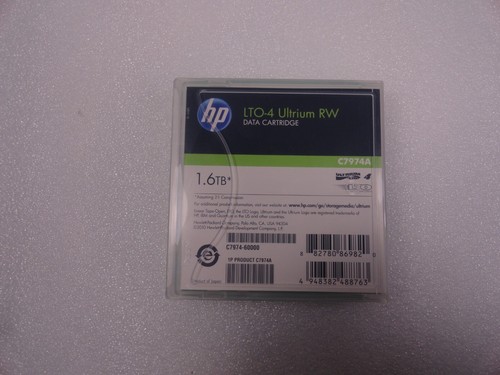 HP C7974A LTO-4 Ultrium RW 1.6TB Data Cartridge New 882780869820 | eBay