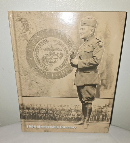 1998 USMC Marine Corps Association Membership Directory Hardcover Book ...