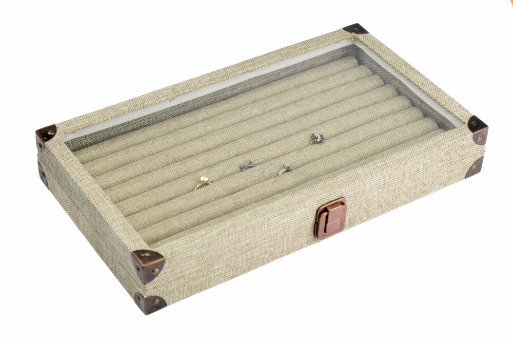 Ring Display Box Cuff Links Storage Box Jewelry Ring Organizer Box ...