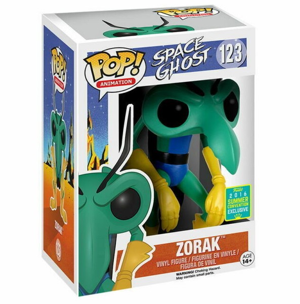 Space Ghost Zorak SDCC 2016 Pop Vinyl Figure Funko 123 Hanna-barbera ...