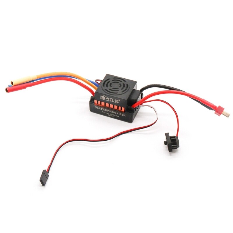 60A ESC Brushless ESC 1/10 Waterproof Esc Brushless 1/10 Esc Remote ...