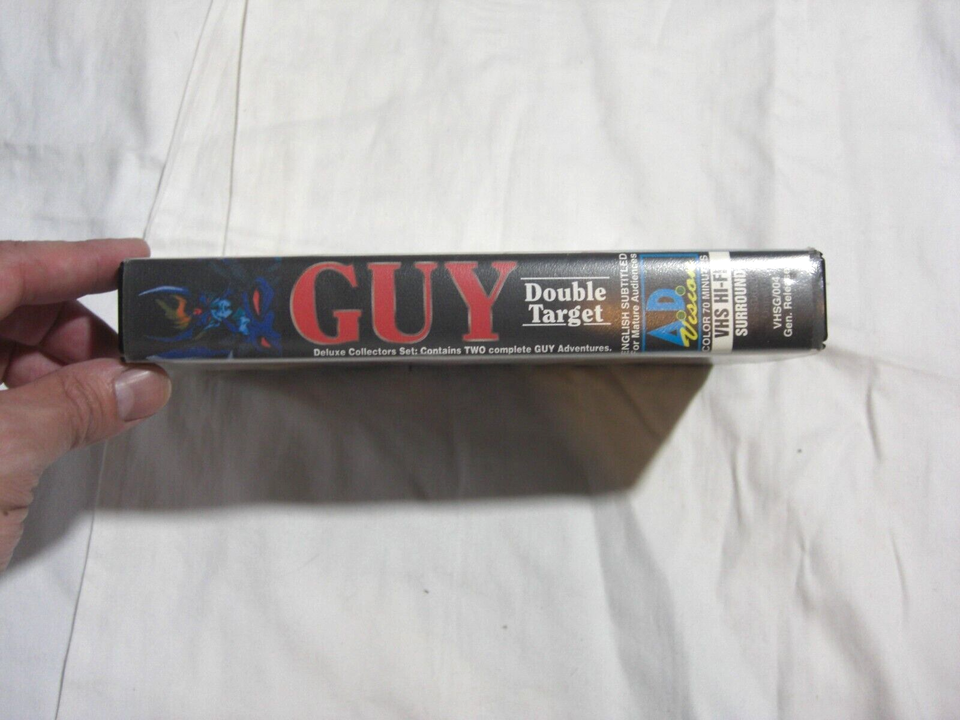 Guy : Double Target Anime VHS Rare 1992 Clamshell | eBay
