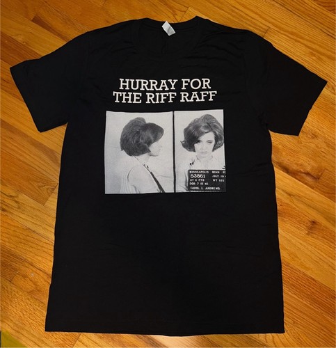 Hurray For The Ruff Raff Band HFTRR Medium M Black T-Shirt Vintage EUC ...