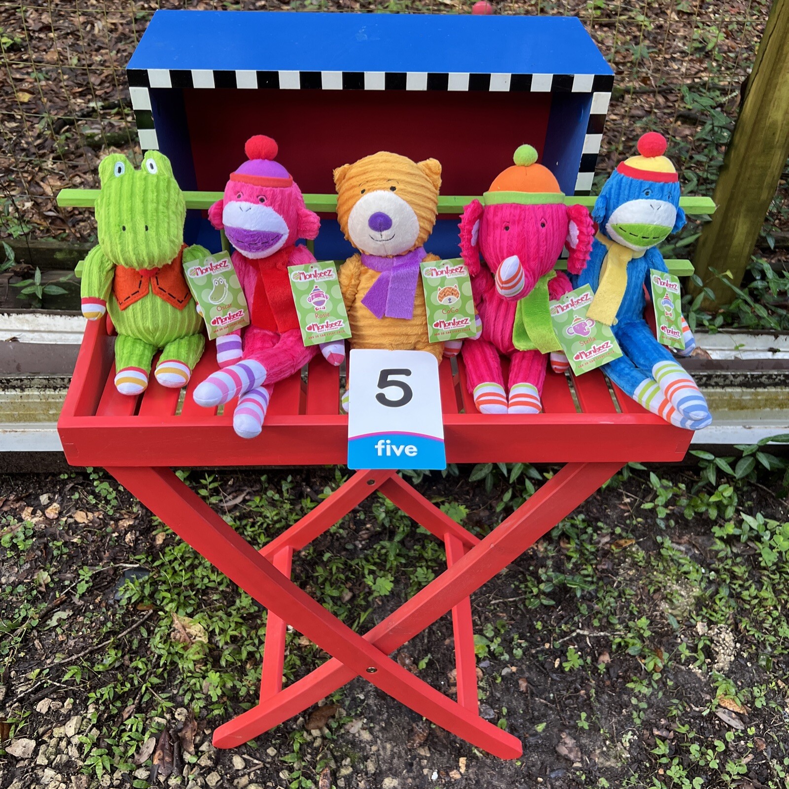 lot of monkeez toys stuffed animals discontinued Elephant Hippo Dog ...