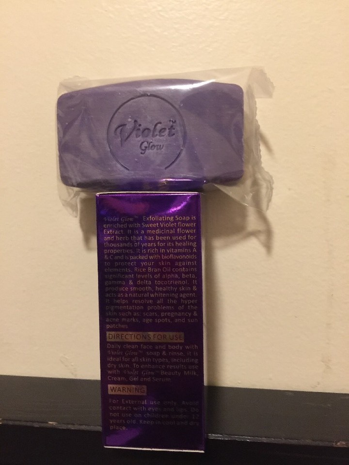 Violet Glow Extensive Exfoliating Purifying Soap. FREE SHIPPING | eBay