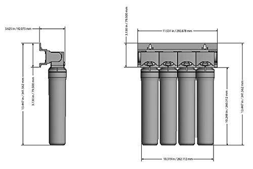 RO Pure Plus VOC 4 Stage Reverse Osmosis System Module with Built-In ...