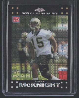 2007 Topps Chrome Rhema McKnight Xfractors Rookie Card RC #TC215 | eBay
