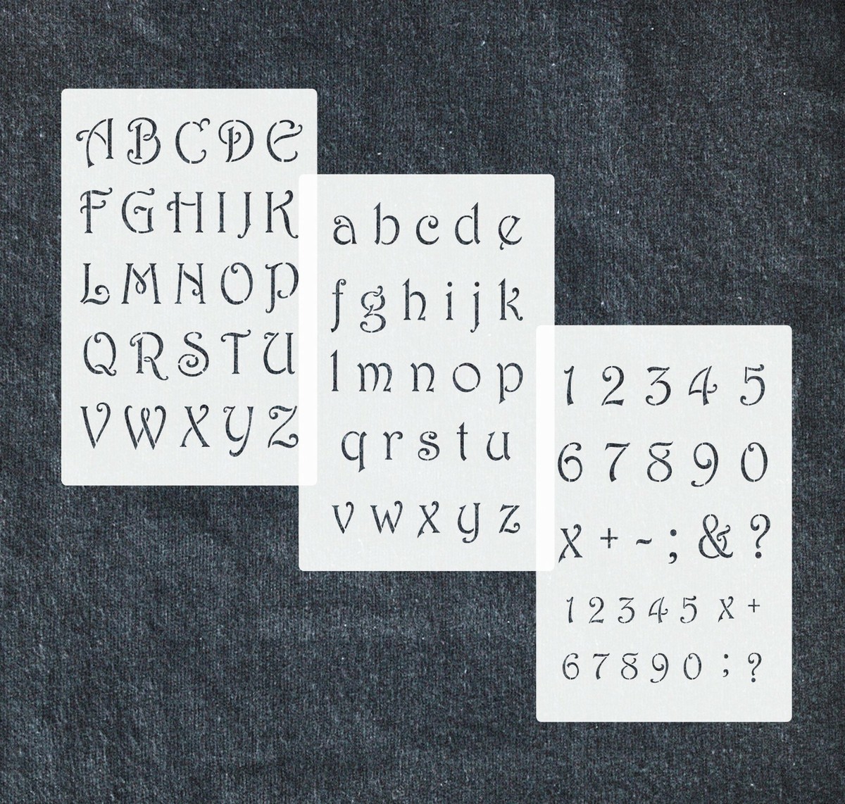 Alphabet Schablonenbuchstaben Schablonen "Alphabet", 2 Stück Online