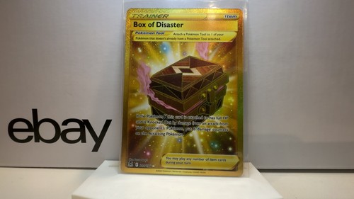 Pokemon TCG Lost Origin 214/196 - Box of Disaster - Gold Secret Rare ...