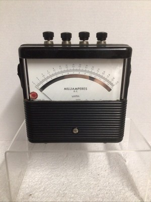VTG Milliamperes DC Analog Meter Model 901 Amp Scale 1.5, 7.5 & 30 USA ...