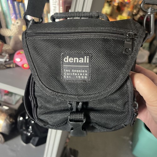 Denali Camera Case Shoulder Bag w/ Strap Black Nylon | eBay