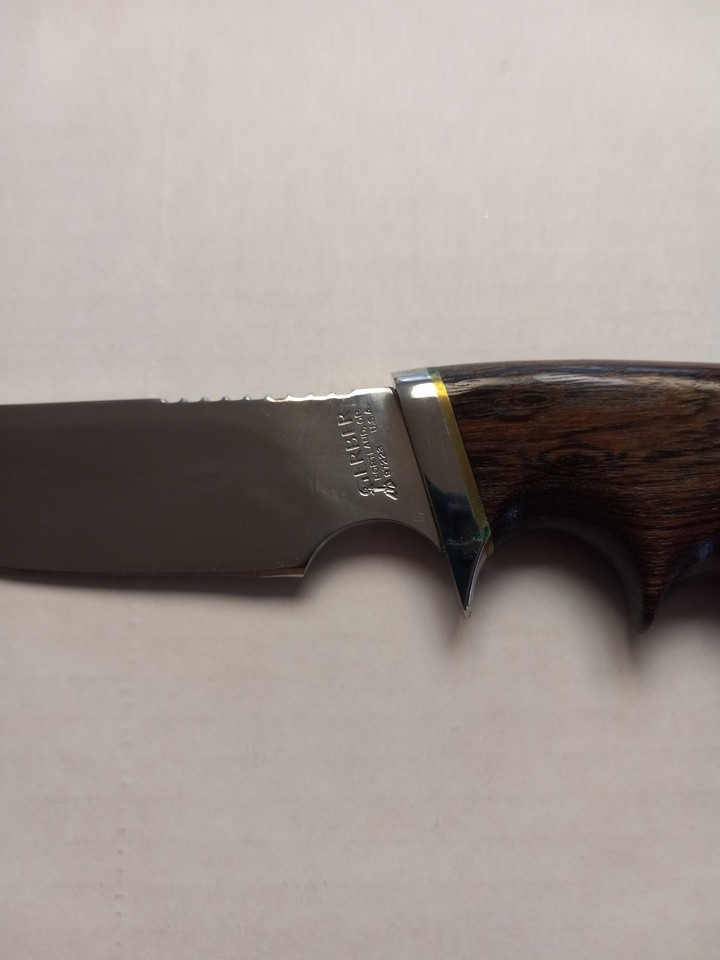 Gerber Model 475 Fixed Blade Presentation Knife with Sheath New In Box ...
