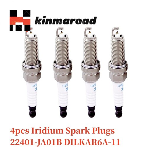 4pcs Iridium Spark Plugs 22401-JA01B DILKAR6A-11 for Nissan Altima ...