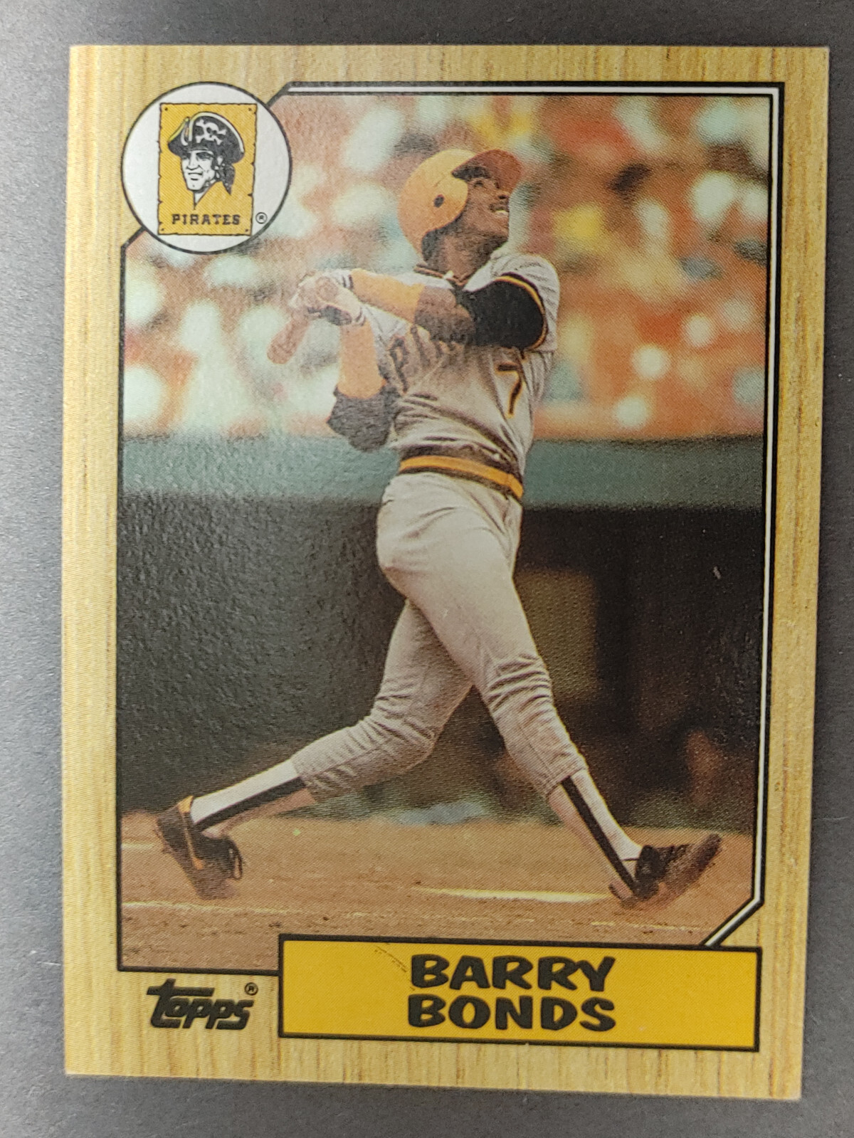 SUPER RARE 1987 Barry Bonds Topps Rookie Card RC #320 3 or 4 Error Card ...