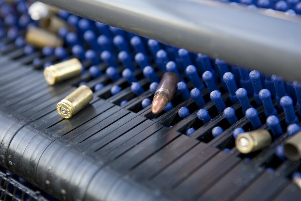 Ammo-Up Rifle & Pistol Brass Collector - Mini 8" Push Brass Picker ...