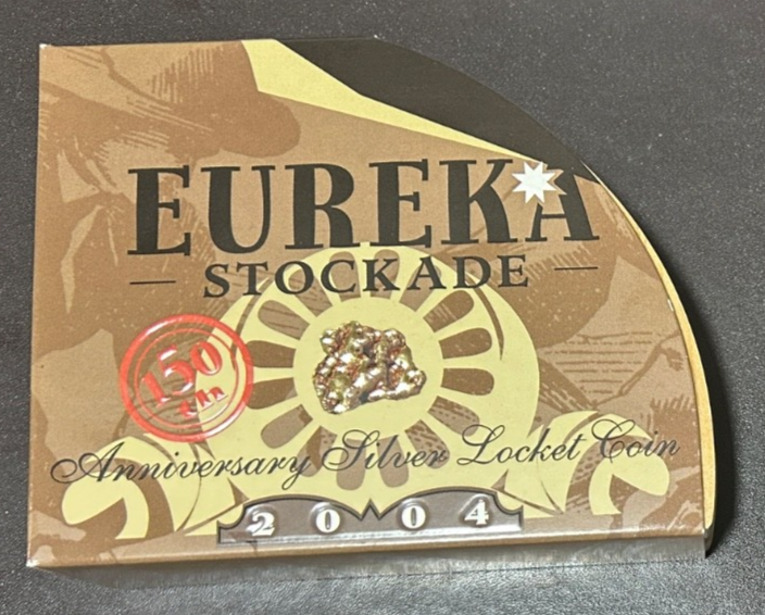 AUSTRALIAN: 2004 $1 EUREKA STOCKADE 1oz SILVER LOCKET PROOF COIN #BB11 ...