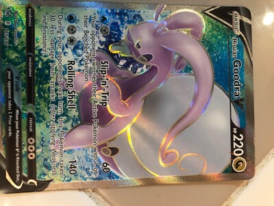 Hisuian Goodra V 187/196 Full Art Pokemon Card Lost Origin NM | eBay