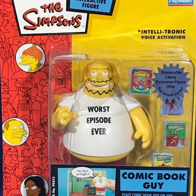 New COMIC BOOK GUY "Worst Episode Ever" Simpsons Playmates WOS Series ...